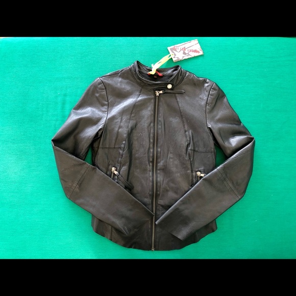 Freaky Nation | Jackets & Coats | Freaky Nation Black Lamb Skin Leather ...